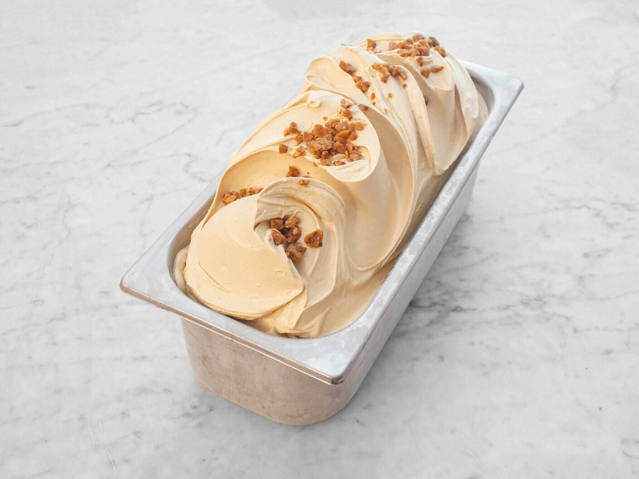 Salted Caramel Gelato - Brunetti Classico Cafe Melbourne