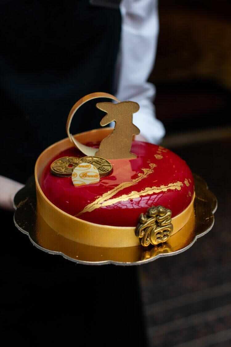 Lunar New Year Celebration Cake - Brunetti Classico Cafe Melbourne