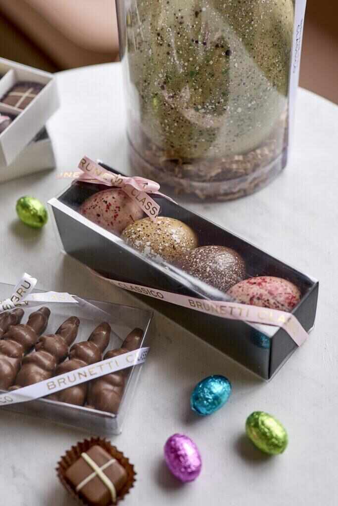 4 Pack Chocolate Eggs - Brunetti Classico Cafe Melbourne