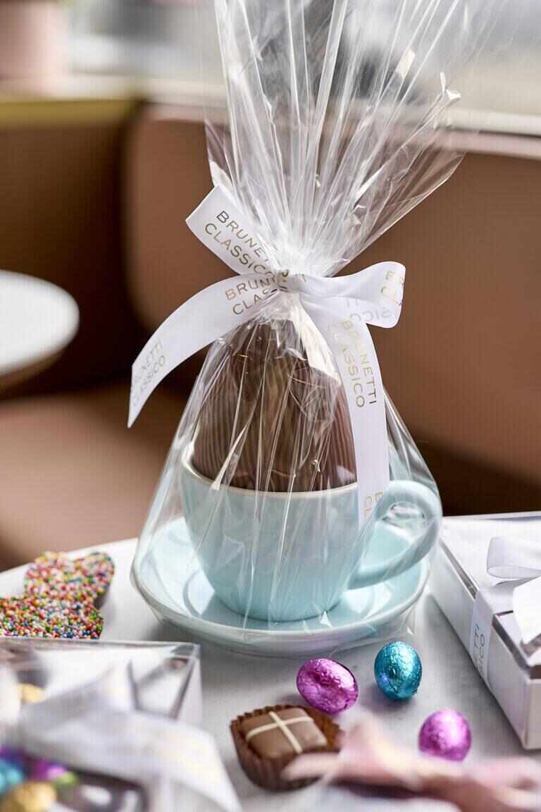 Brunetti Classico Cup & Chocolate Egg - Brunetti Classico Cafe Melbourne