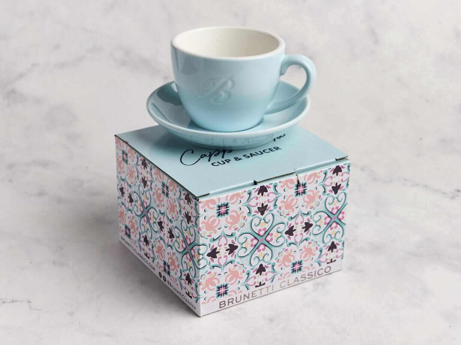 Cappuccino Cup and Saucer Set | Brunetti Classico