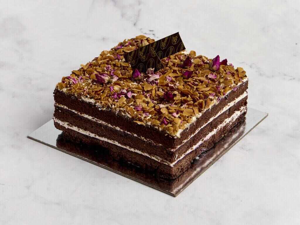 Vegan Choc Berry Cake - Brunetti Classico Cafe Melbourne