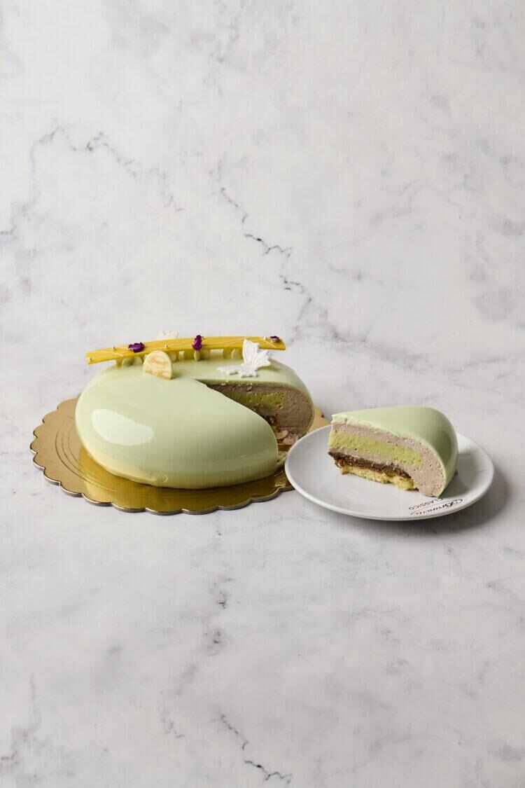 Spring Blossom Celebration Cake - Brunetti Classico Cafe Melbourne