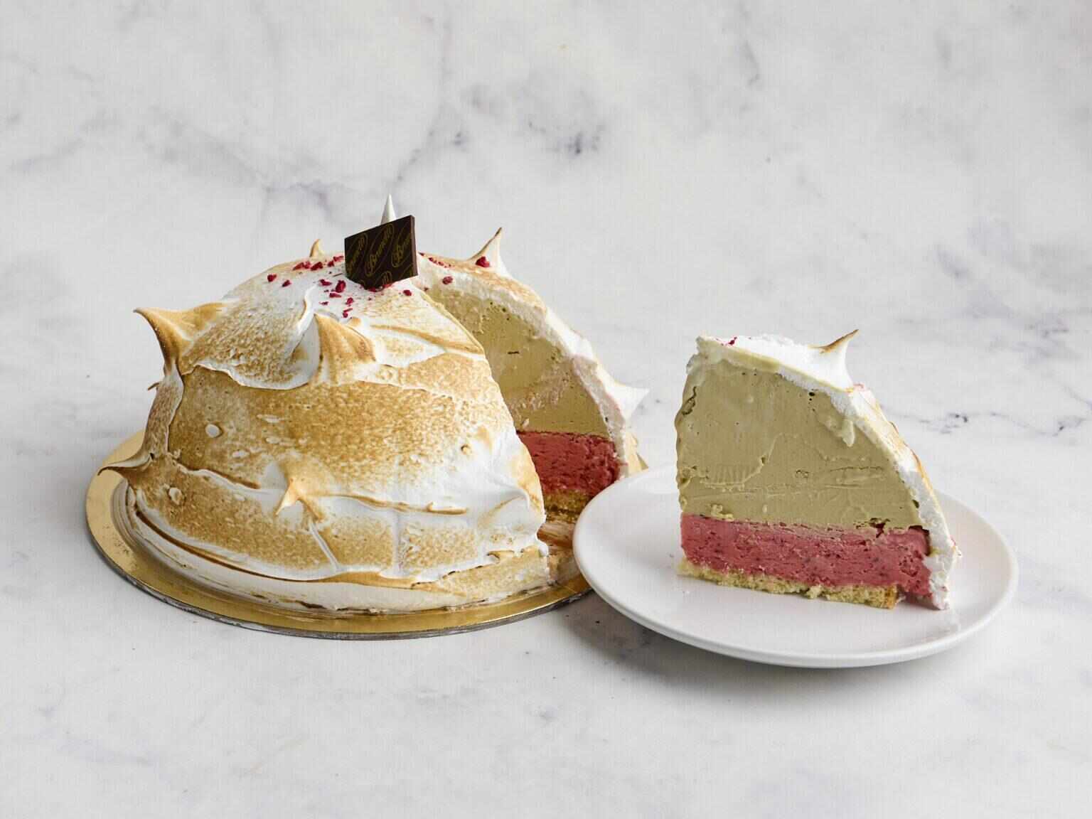 Torta Gelato - Bombe Alaska - Brunetti Classico Cafe Melbourne