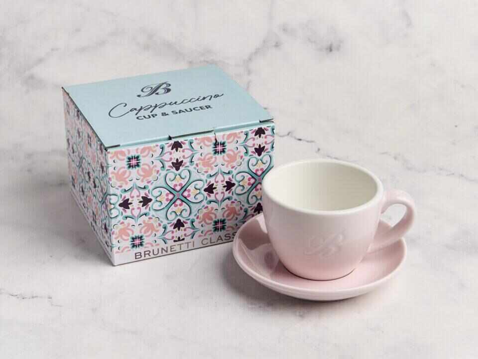 Cappuccino Cup and Saucer Set | Brunetti Classico