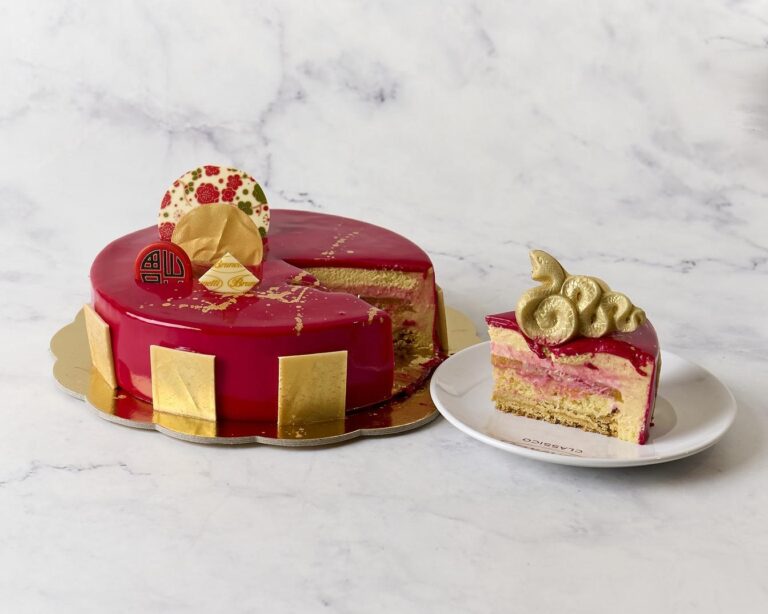 Year of the Snake Celebration Cake - Brunetti Classico Cafe Melbourne